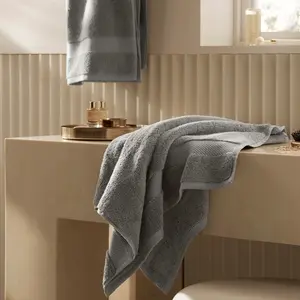 BOLL & BRANCH 6 Piece Plush Bath Towel Set - Stone