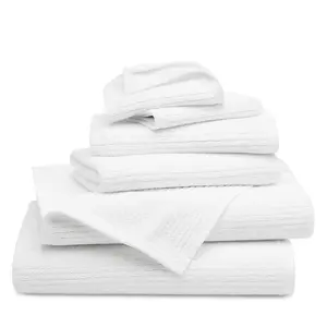 BOLL & BRANCH 6 Piece Spa Bath Towel Set - White
