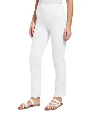 Lyssé Denim Leggings - White
