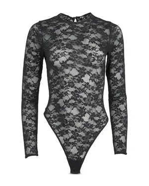 FLEUR DU MAL Le Stretch Thong Bodysuit
