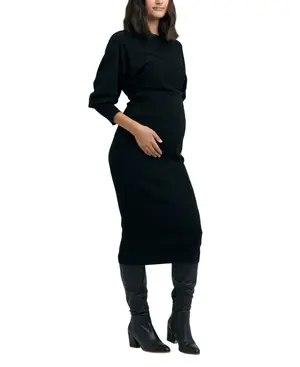 RIPE MATERNITY Sloane Knit Midi Dress