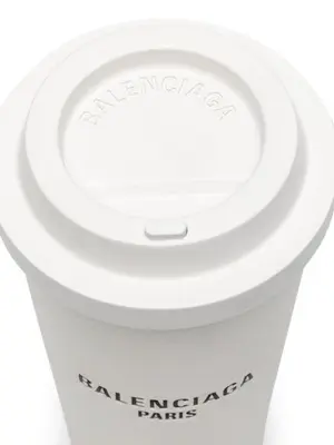 Balenciaga 9 Am Clutch - White