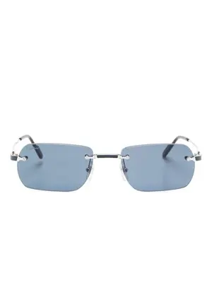 CARTIER Rectangle-frame Sunglasses - Grey