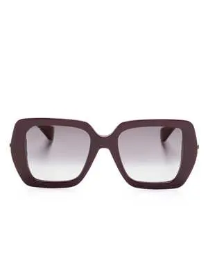 CARTIER Oversized Sunglasses - Red