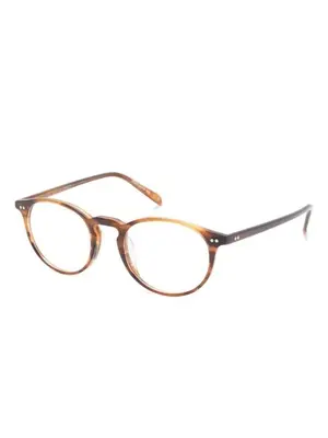 Oliver Spencer Riley-r Eyeglasses - Brown