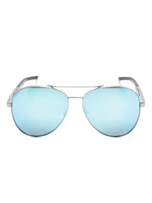 FERRARI Tone Metal Pilot Frame Sunglasses