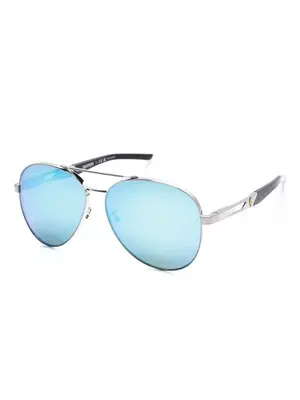 FERRARI Tone Metal Pilot Frame Sunglasses