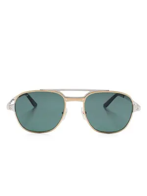 CARTIER Santos Sunglasses - Silver