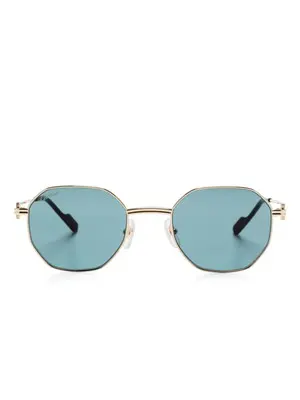 CARTIER Octagonal Sunglasses - Gold