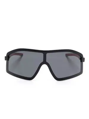 FERRARI Shield-frame Sunglasses - Black