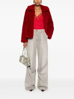 Zadig&Voltaire Cyoko Silk Satin Jacquard Tank Top