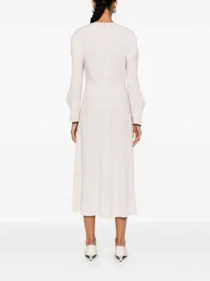Victoria Beckham Crepe Midi Dress
