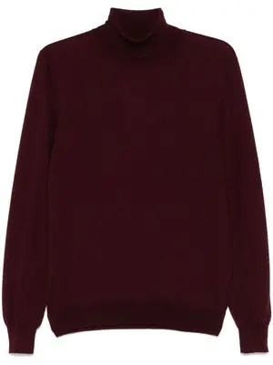 FILERIA Virgin Wool Roll Neck Sweater