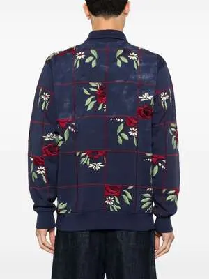 Drole De Monsieur La Polo Patchwork Fleurs Top