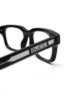 Gucci Square-frame Glasses - Black
