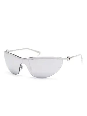 Gucci Biker-frame Sunglasses - Silver
