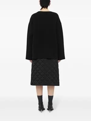 JIL SANDER A-line Midi Skirt