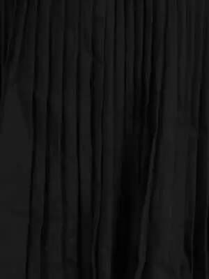 Balenciaga Creased Wool Pleated Skirt