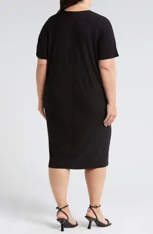 Universal Standard Teresa Jersey Shift Dress - Black