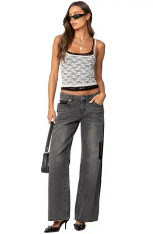 EDIKTED Wynnie Layered Lace Camisole