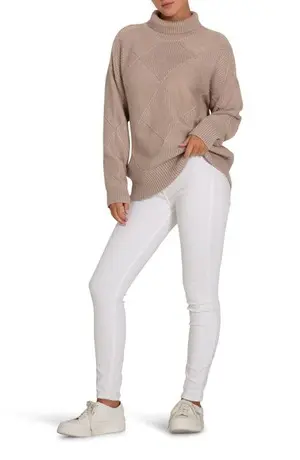 BELLE & BLOOM The Academy Turtleneck Jumper - Oat