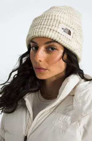 The North Face Knit Beanie - White Dune