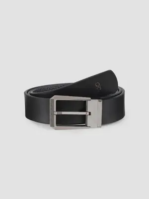 FERRAGAMO Classic Leather Buckle Belt