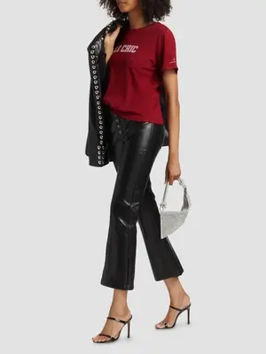 Cinq À Sept Wallace Faux Leather Pants - Black