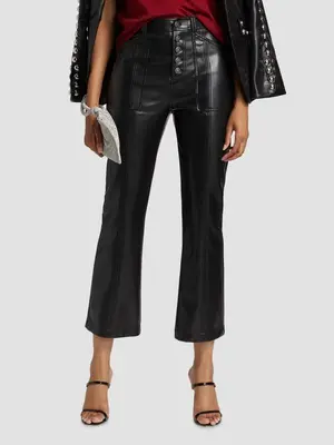 Cinq À Sept Wallace Faux Leather Pants - Black
