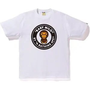 A BATHING APE Milo Busy Works Tee Shirt - White