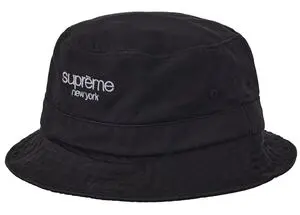 Supreme Classic Logo Crusher Hat - Black