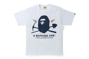 BAPE Gold Rush Foil Tee Shirt #2 - White