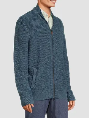 Tommy Bahama Sunbreak Full-zip Shawl Cardigan