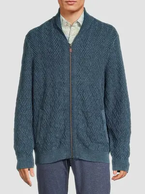 Tommy Bahama Sunbreak Full-zip Shawl Cardigan