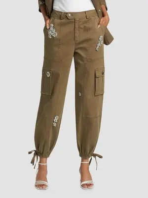 Cinq À Sept Zola Embellished Jogger Pants