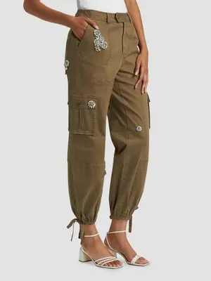 Cinq À Sept Zola Embellished Jogger Pants