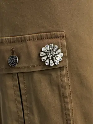 Cinq À Sept Zola Embellished Jogger Pants - Olive