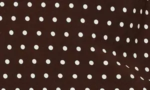 Princess Polly Nellie Polka Dot Mini Dress - Brown