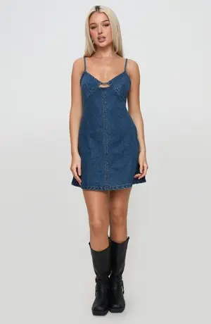Princess Polly Arwen Denim Mini Dress