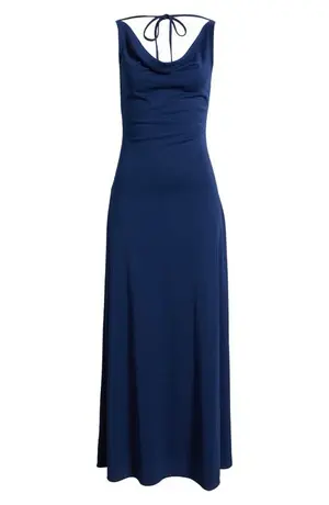 WAYF The Tamara Cowl Neck Gown