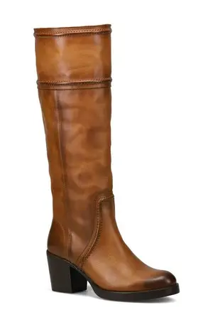 Frye Jean Knee High Boots - Caramel Brown