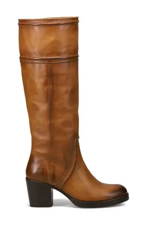 Frye Jean Knee High Boots - Caramel Brown