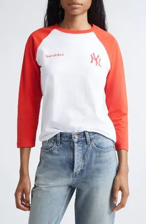 Sporty & Rich Raglan T-shirts For Women