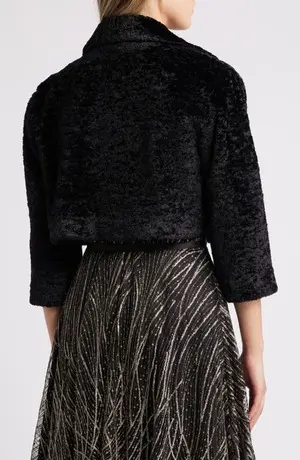 Eliza J Faux Fur Bolero