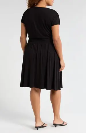 Universal Standard Piper Stretch Jersey Dress - Black