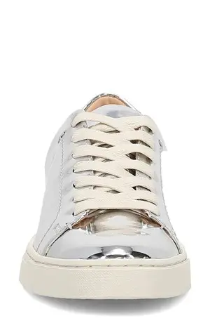 THE FRYE COMPANY Ivy Low-top Metallic Leather Sneakers