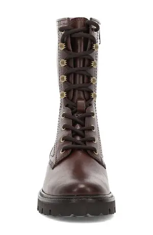 THE FRYE COMPANY Olivia Combat Boot - Bourbon