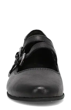 THE FRYE COMPANY Carson Mary Jane Flat - Black