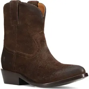 THE FRYE COMPANY Billy Western Metallic Leather Boots