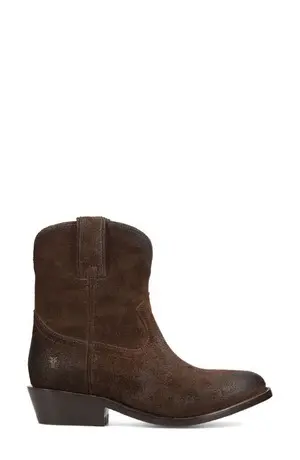 THE FRYE COMPANY Billy Western Metallic Leather Boots